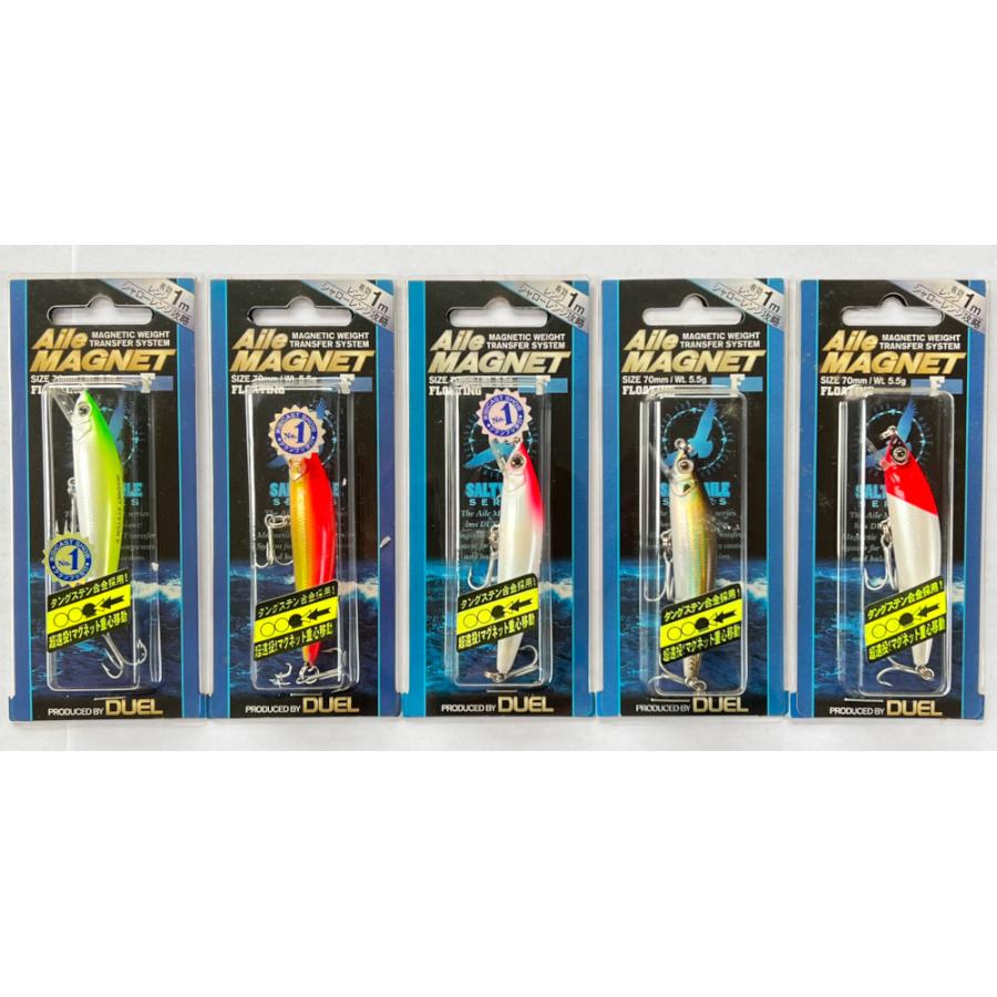 DUEL DUEL アイルマグネット F 7cm 5.5g 5色セット : いとう釣具店 Yahoo!Shop - 通販 - Yahoo!ショッピング
