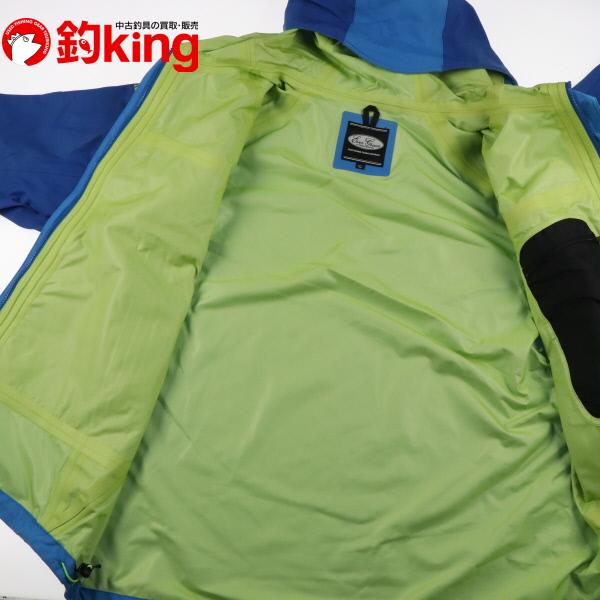 EverGreen エバーグリーン EG レインスーツ EGRW-301 ブルー XLサイズ /Z111M 未使用 磯 サーフ 投釣 キス釣り ...