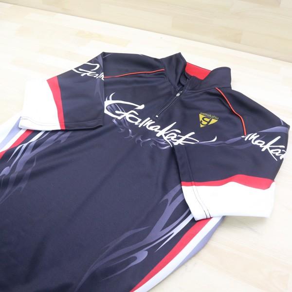 がまかつ フルジップトーナメントシャツ GM-3382 3L 2WAY プリントジップシャツ アームカバーセット GM-3445 3L /ST2376M 美品 釣り ウェア 洋服 防寒 ジャケ ...