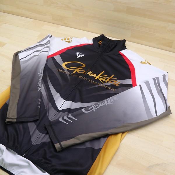 がまかつ フルジップトーナメントシャツ GM-3382 3L 2WAY プリントジップシャツ アームカバーセット GM-3445 3L /ST2376M 美品 釣り ウェア 洋服 防寒 ジャケ ...