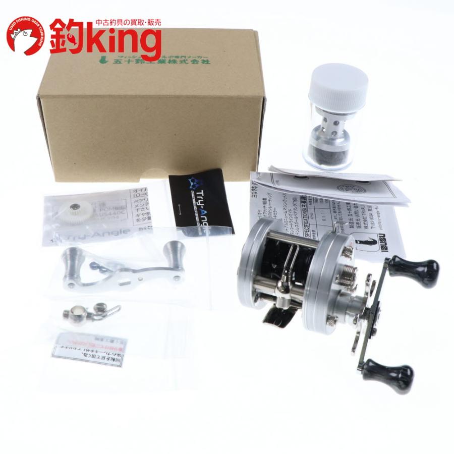 五十鈴工業 AUTHENTIQUE BC441SSS トライアングルタフライトスプール付 /R297M 極上品 ブラックバス バス バス釣り ベイトリール 小型 : 釣king - 通販 ...