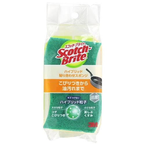 3M スリーエム ジャパン スコッチ・ブライト ハイブリッド貼り合わせスポンジ (1個) グリーン : ツルハドラッグ ヤフー店 - 通販 ...
