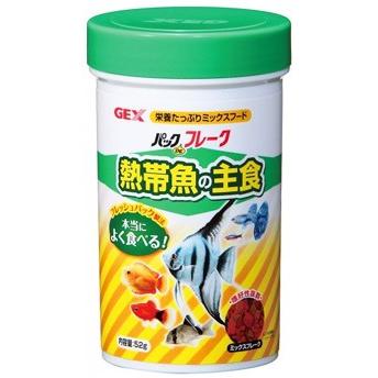 GEX ジェックス パックDEフレーク 熱帯魚の主食 (52g) フィッシュフード : ツルハドラッグ ヤフー店 - 通販 - Yahoo!ショッピング