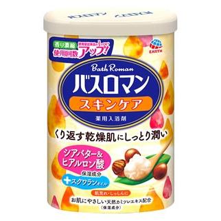 アース製薬 アース製薬 バスロマン スキンケア シアバター＆ヒアルロン酸 (600g) 入浴剤 医薬部外品 : ツルハドラッグ ヤフー店 ...