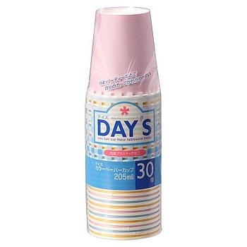 大和物産 デイズ カラーペーパーカップ 205mL (30個) 紙コップ 使い捨てカップ 防災 備蓄 : ツルハドラッグ ヤフー店 - 通販 - Yahoo!ショッピング