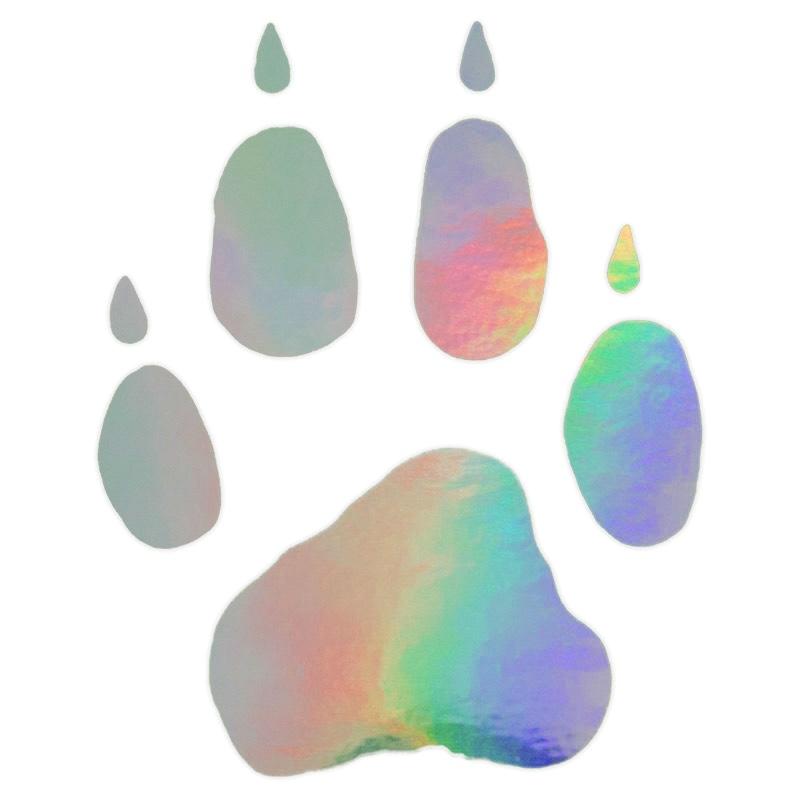 足跡 ホログラム 特大 透明生地 ステッカー 耐水 東洋マーク 2751 (98x80mm) :2751:鶴亀商店 - 通販 - Yahoo!ショッピング