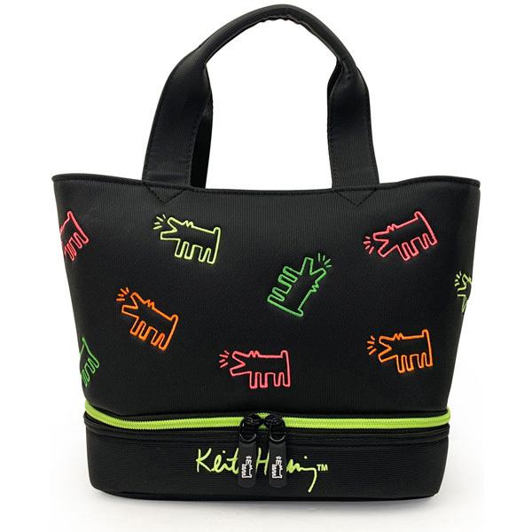 Keith Haring キースヘリング KHRB-06 二層式 保冷機能付き ラウンドバッグ KEITH HARING : つるやゴルフ ...