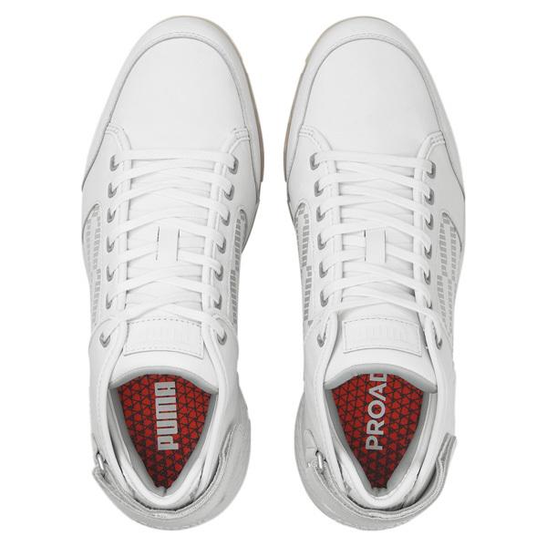PUMA（プーマ） PRO ADAPT デルタMID 376498-01 ゴルフシューズ ホワイト/オレンジ : つるやゴルフ - 通販 ...