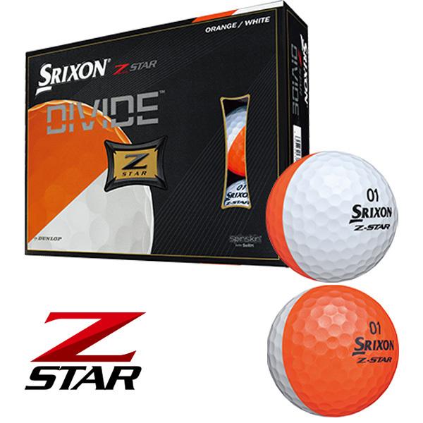 SRIXON 数量限定 スリクソン 2021 Z-STAR DIVIDE ディバイド オレンジ?ホワイト ゴルフボール 1ダース : つるやゴルフ - 通販 - Yahoo!ショッピング