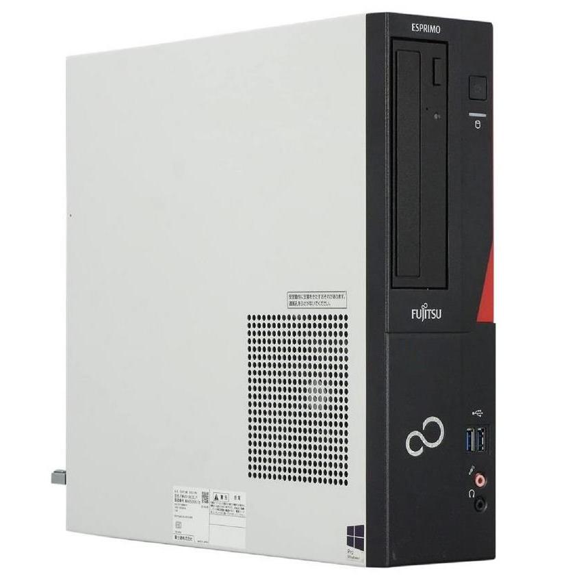 富士通 Windows10 Pro 64BIT ESPRIMO Dシリーズ Core i3第4世代 4GB 新品SSD 256GB DVD Office付き 中古パソコン デスクトップ ...