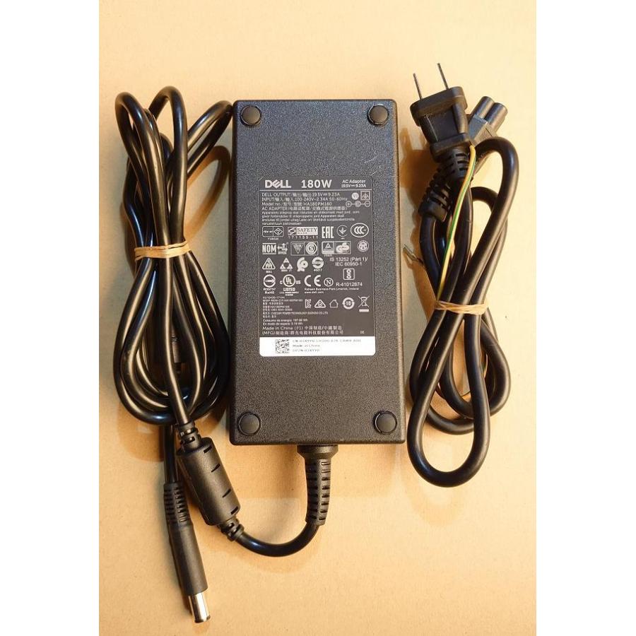 DELL DELL純正 HA180PM180 LA180PM180 DA180PM111 19.5V 9.23A対応 ジャックサイズ：約7 ...