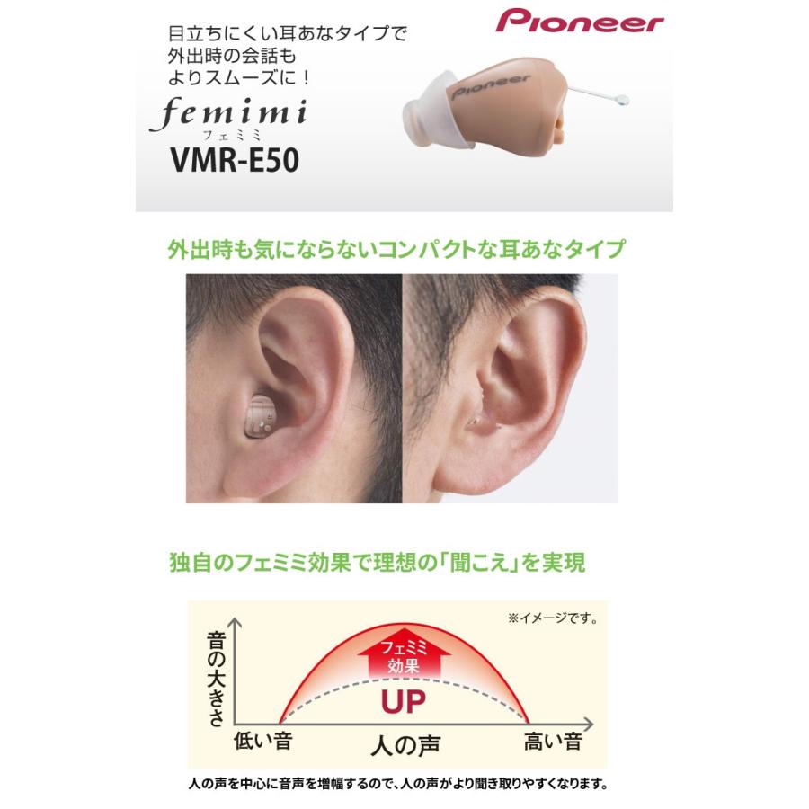 OTOMS オトムス 耳穴式デジタル集音器 フェミミ VMR-E50 左右兼用 : 通販天国eショップ - 通販 - Yahoo!ショッピング