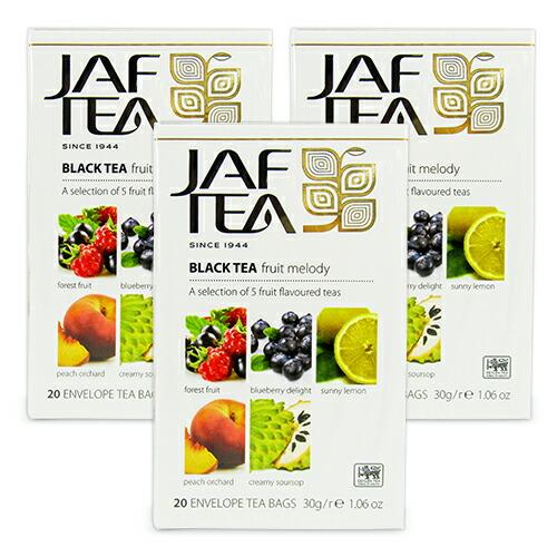 JAF TEA JAFTEA フルーツメロディ ティーバッグ 20P × 3箱 ジャフティー セイロンファミリー フルーツティー : にっぽん津々浦々 - 通販 - Yahoo!ショッピング