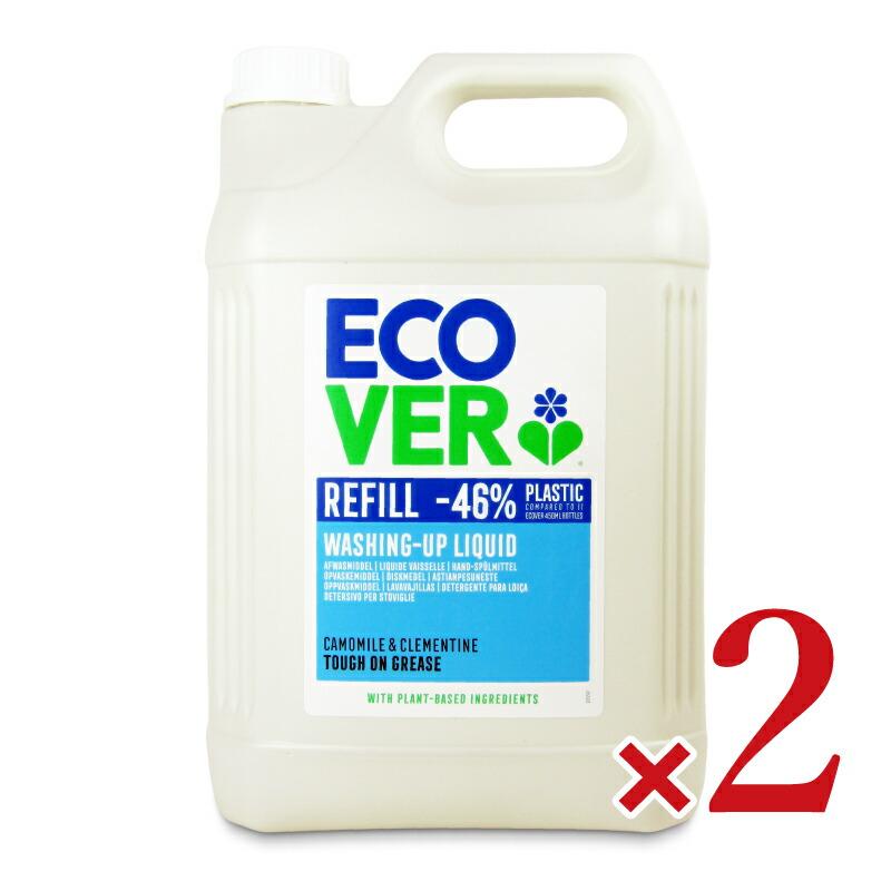 ECOVER エコベール 食器用洗剤 カモミール 大容量 5000ml × 2本 : にっぽん津々浦々 - 通販 - Yahoo!ショッピング