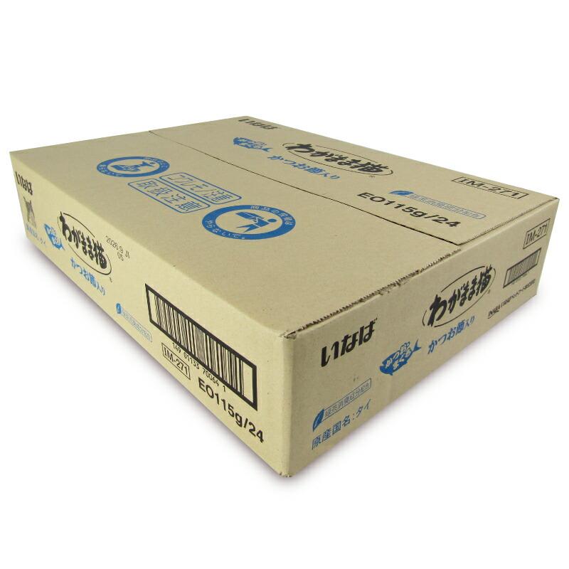 CIAO（いなばペットフード） いなば わがまま猫 かつお・まぐろ かつお節入り 115g ×24個 × 2ケース ケース販売 : にっぽん津々浦々 - 通販 - Yahoo!ショッピング