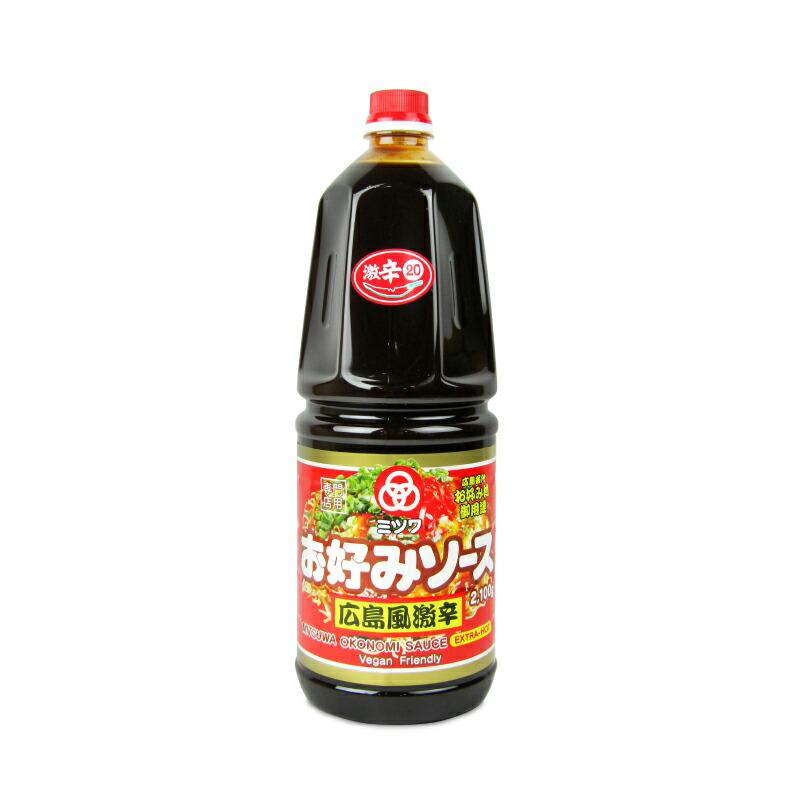 ミツワ 広島風激辛お好みソース 2100g 業務用 : mitsu-hs2100 : にっぽん津々浦々 - 通販 - Yahoo!ショッピング