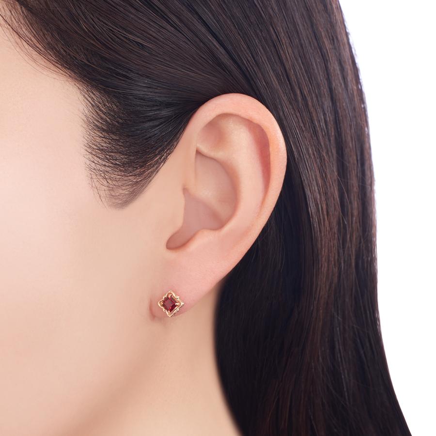 K10イエローゴールドアルマンダインガーネットピアス :RPE211-003:ジュエリーツツミ Yahoo!ショッピング店 - 通販 - Yahoo!ショッピング