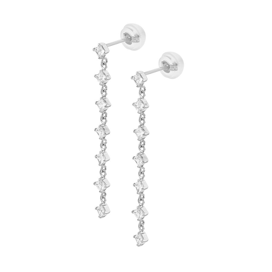 K10ホワイトゴールドキュービックピアス : rpe484-003 : ジュエリーツツミ Yahoo!ショッピング店 - 通販 - Yahoo!ショッピング