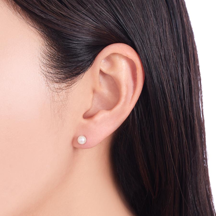 K18イエローゴールドアコヤ真珠ピアス（5mm） :RPE954-002:ジュエリーツツミ Yahoo!ショッピング店 - 通販 - Yahoo!ショッピング