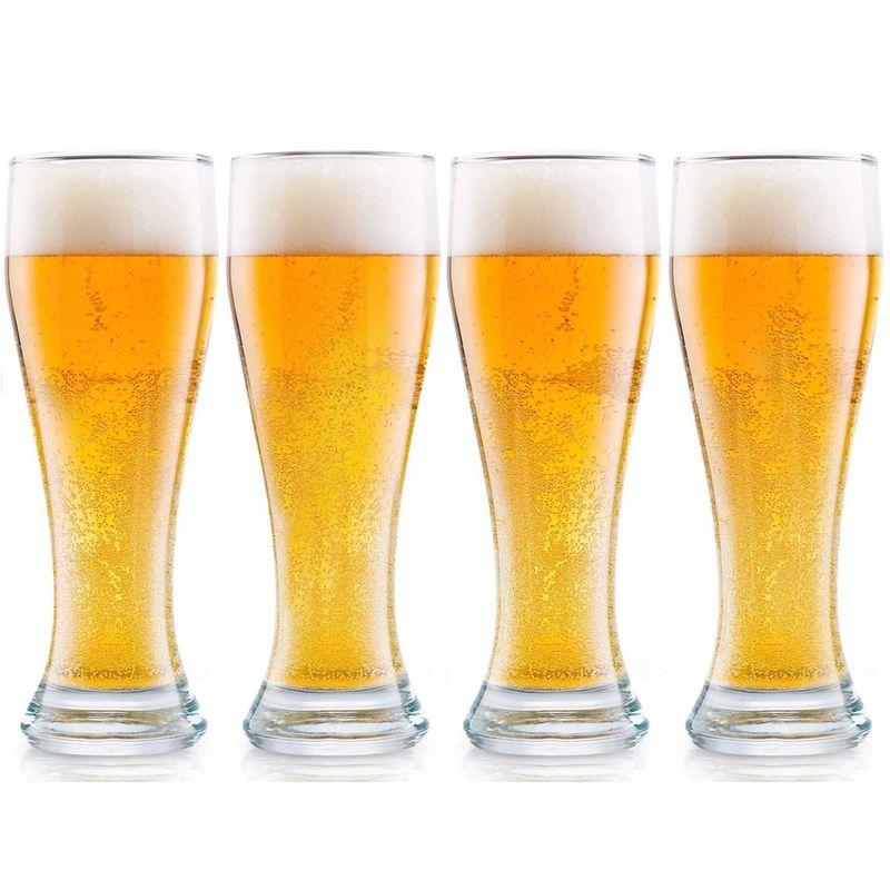 morning place ビールグラス ビアグラス スタイリッシュ 4個セット おしゃれ 泡立ち 食洗機対応 500ml (4個セット) :20230521142831-01356:Y清右ヱ ...