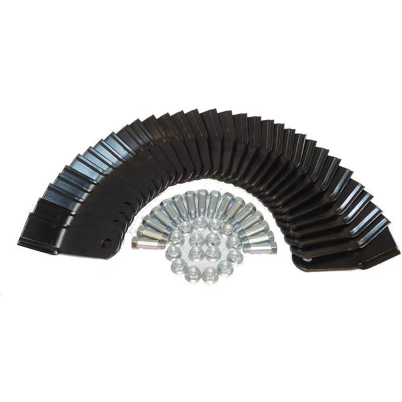 023819 国産 ハンマーナイフモア替刃 38枚＆取付ボルトセット19組 オーレック・共立 HR663 HR665 HR662S HRG6 :20230820012618-01783:Y清右 ...