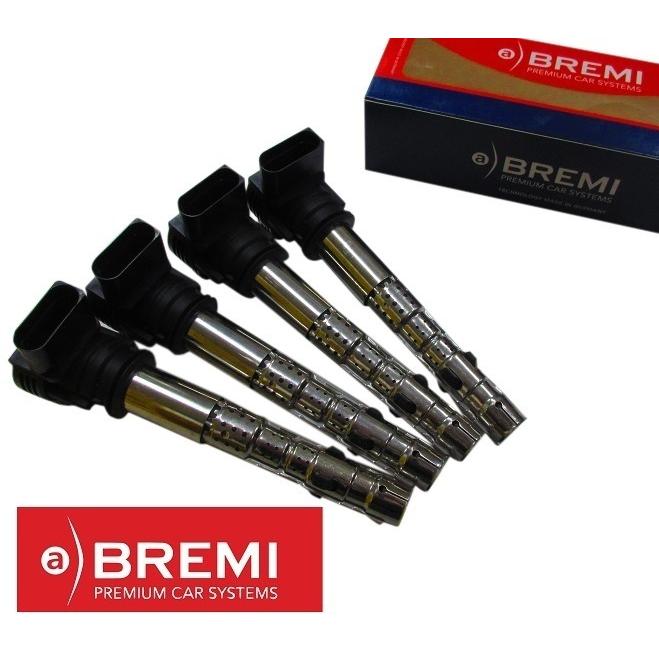 BREMI イグニッションコイル 4本 07K-905-715G／VW イオス ゴルフ5 ゴルフ6 トゥーラン ジェッタ パサート シロッコ ...