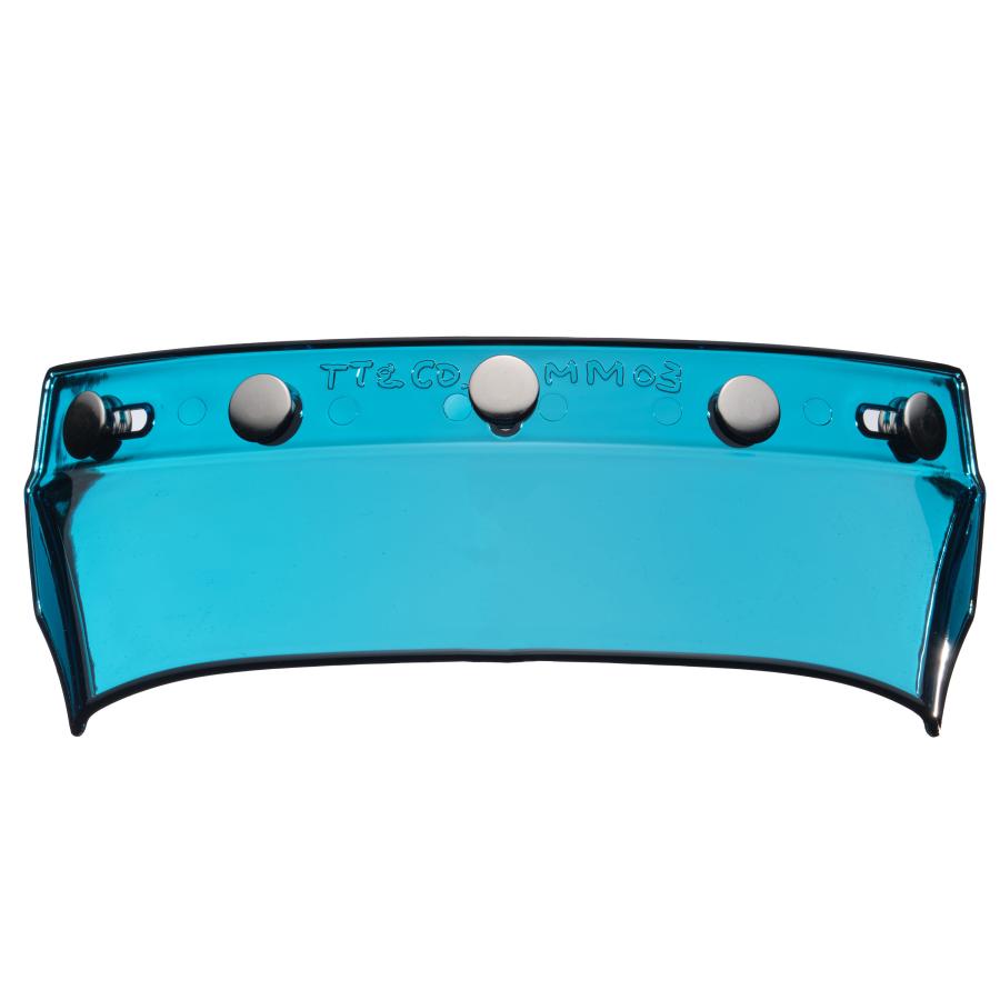 TT＆CO. モトモト3バイザー エメラルドブルー モトクロス バイザー フルフェイス ビンテージ : TT&CO.Yahoo!店 - 通販 - Yahoo!ショッピング