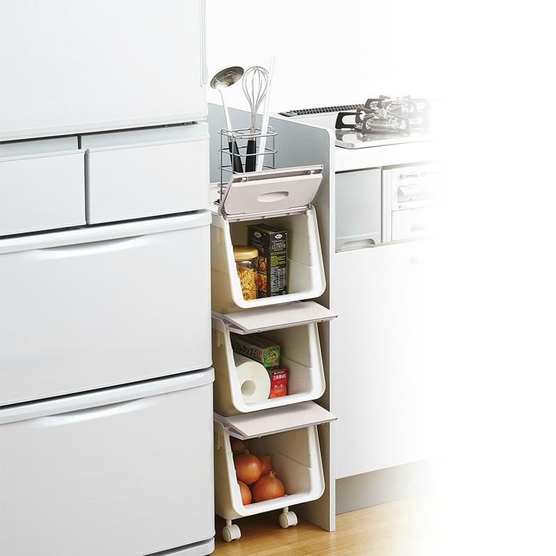 パール金属 収納 ストッカー ボックス ケース 蓋付 積み重ね スタッキング プラスチック製 日本製 キッチンメイト HC-35 : 4549308700350 : TTC - 通販 ...