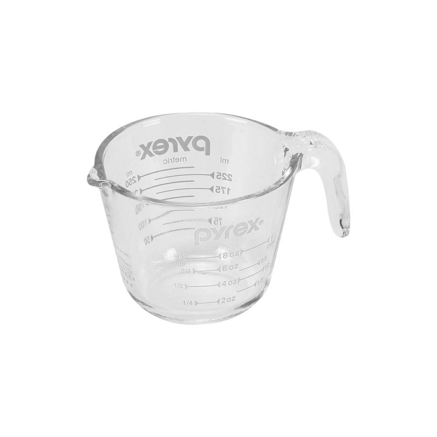 PYREX（パイレックス） メジャーカップ 250ml 耐熱ガラス オーブン対応 電子レンジ対応 食洗機対応 冷凍庫対応 ホワイト CP-8650 : TTCショップ Yahoo!店 - 通販 ...
