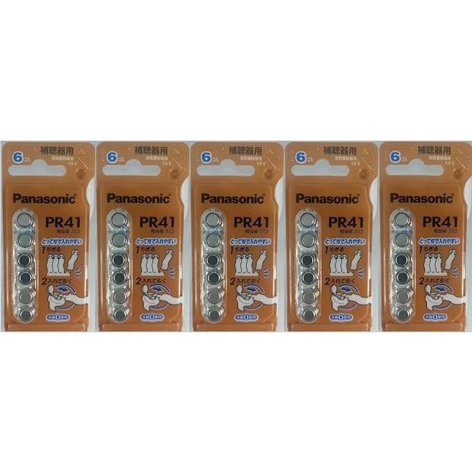 Panasonic PR41（312） パナソニック日本製補聴器用空気電池 30P入り : ディスカウントストア蝶々 - 通販 - Yahoo!ショッピング