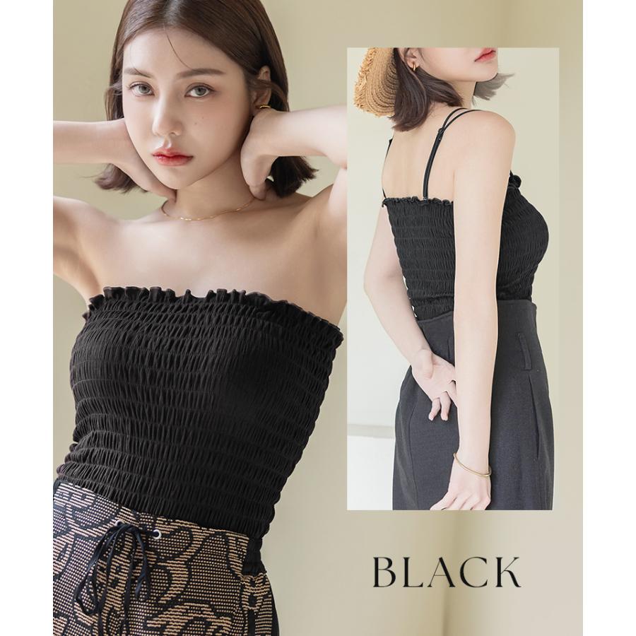 tu-hacci 【待望の再入荷】 3wayシャーリングモーニングルーティンブラトップ カップ付き ノンワイヤー 丸胸 盛り チューブトップ ストラップレス ツーハッチ : tu-hacci ...