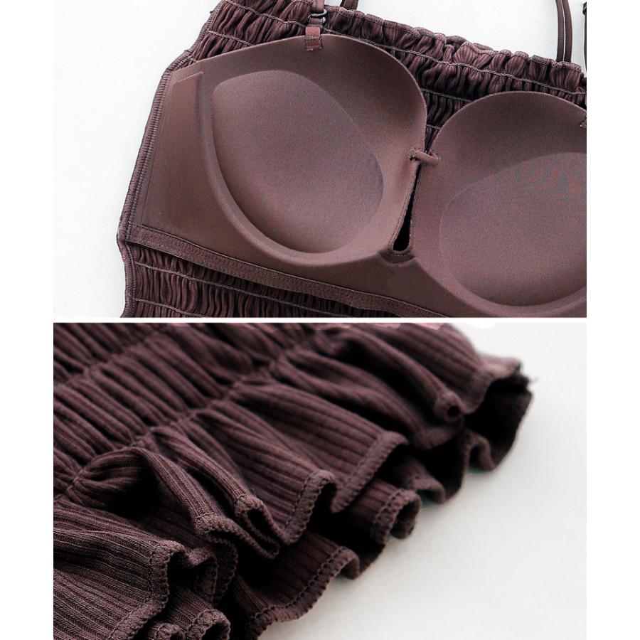 tu-hacci 【待望の再入荷】 3wayシャーリングモーニングルーティンブラトップ カップ付き ノンワイヤー 丸胸 盛り チューブトップ ストラップレス ツーハッチ : tu-hacci ...