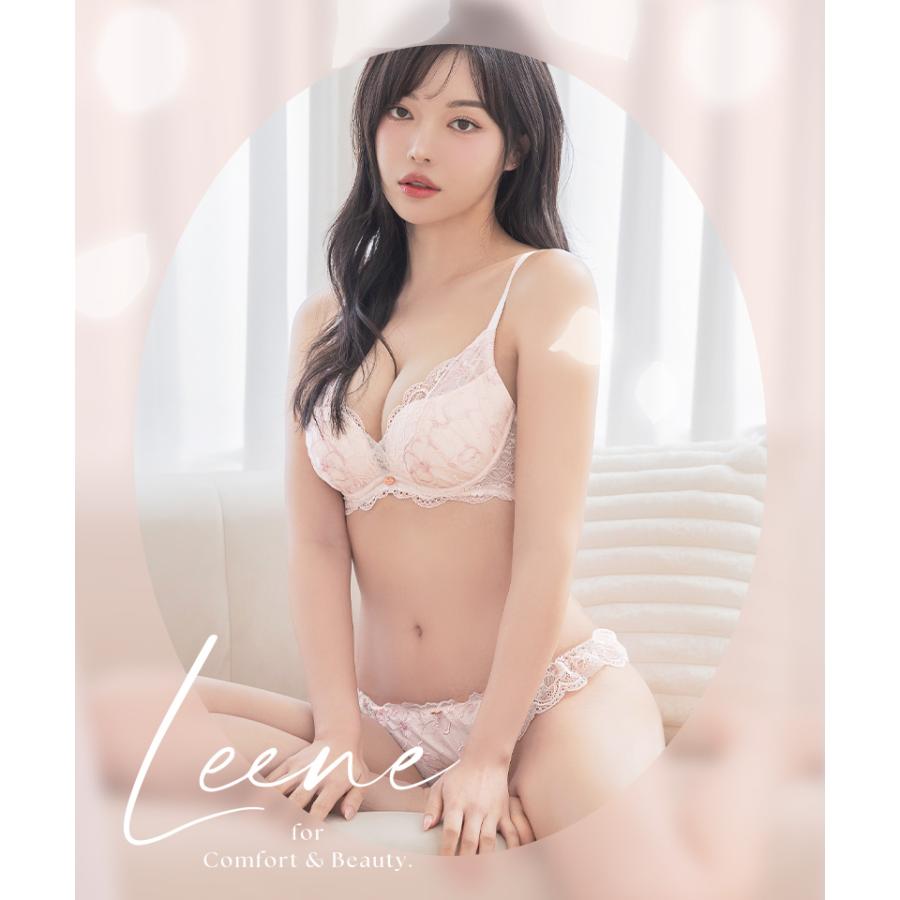 tu-hacci 下着女性 上下セット ブラジャー ショーツ Leene 2025SS サクラレース ノンワイヤーブラ&ショーツ レース 盛れる 谷間 ツーハッチ : tu-hacci ...