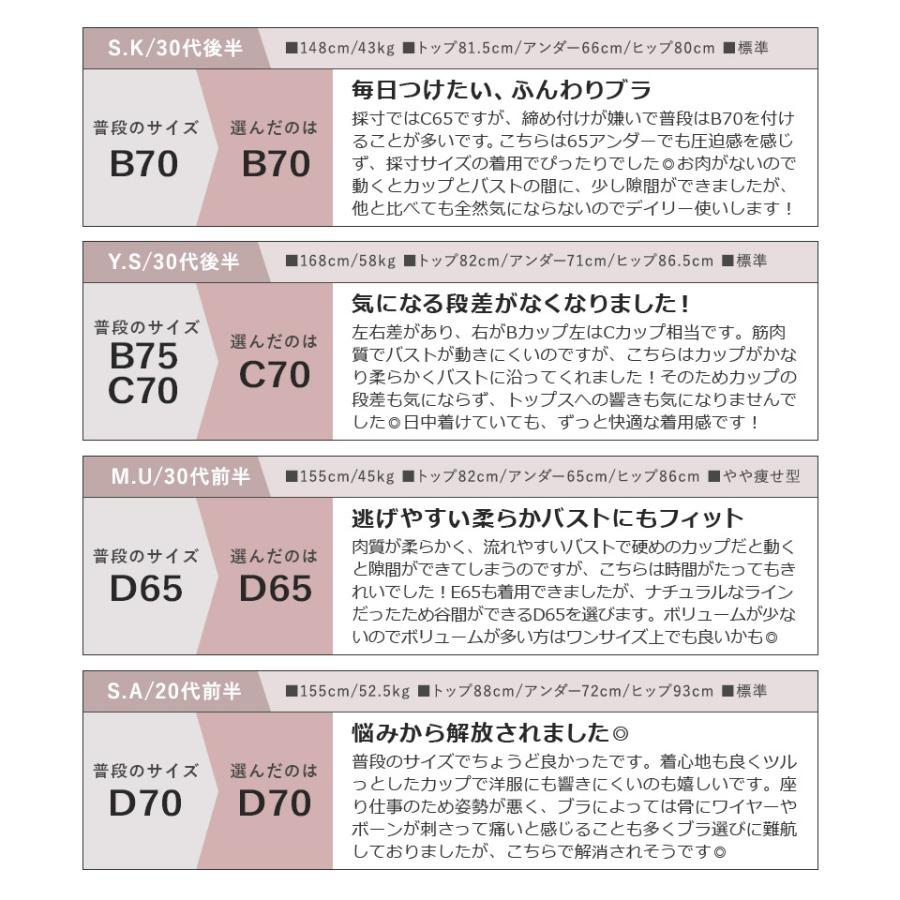 tu-hacci 【新作 お試しクーポンで10%FF】 下着女性 ブラジャー 《エアランジュ》アンジュブラ 大きいサイズ ノンワイヤー 着痩せ 谷間 すっきり 盛り ブラ単品 : tu ...