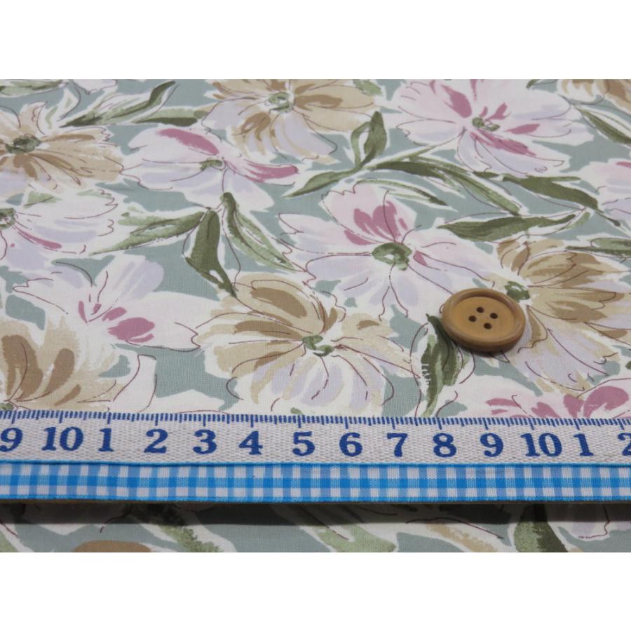 1m単位 アウトレット40% YUWA有輪オリジナル 水彩フラワー グリーン シャーティング生地 マークダウン メーカー処分品 生地 布地 布 コットン : 布と手芸 つばめや - 通販 ...