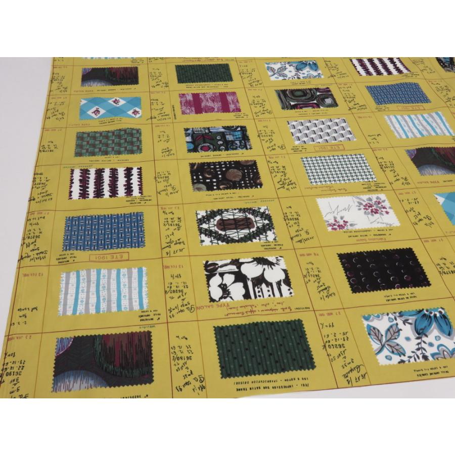 YUWA有輪オリジナル サンプルブック 1パネル約58cm（リピート柄） イエロー シャーティング生地 安い おしゃれ 布地 かわいい 手芸 入園 入学 : 825901-b : 布と手芸 ...