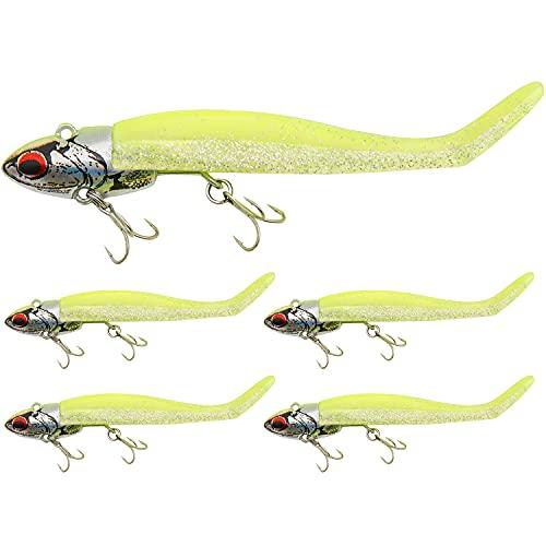 青嵐ルアー シーバス ルアー ジグヘッド ワーム 16g 22g 28g セット 予備ワーム付き エビ匂い シャッドワーム 集魚力 SR-SVHジグヘッド : ツブツブショップ - 通販 ...