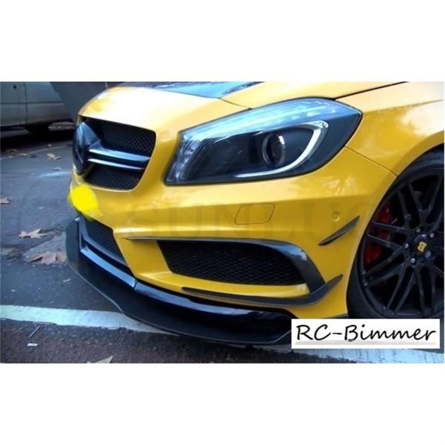 ベンツ BENZ W176 A45 バンパー用 カーボンリップ カーボンスポイラー AMG 綾織 : 途家 - 通販 - Yahoo!ショッピング