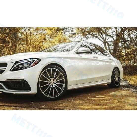 BENZ メルセデス ベンツ W205 S205 C205 Cクラス用 C63AMGタイプ フロントワイドフェンダー オーバーフェンダー サイドフェンダー C180 C200 C250 ...