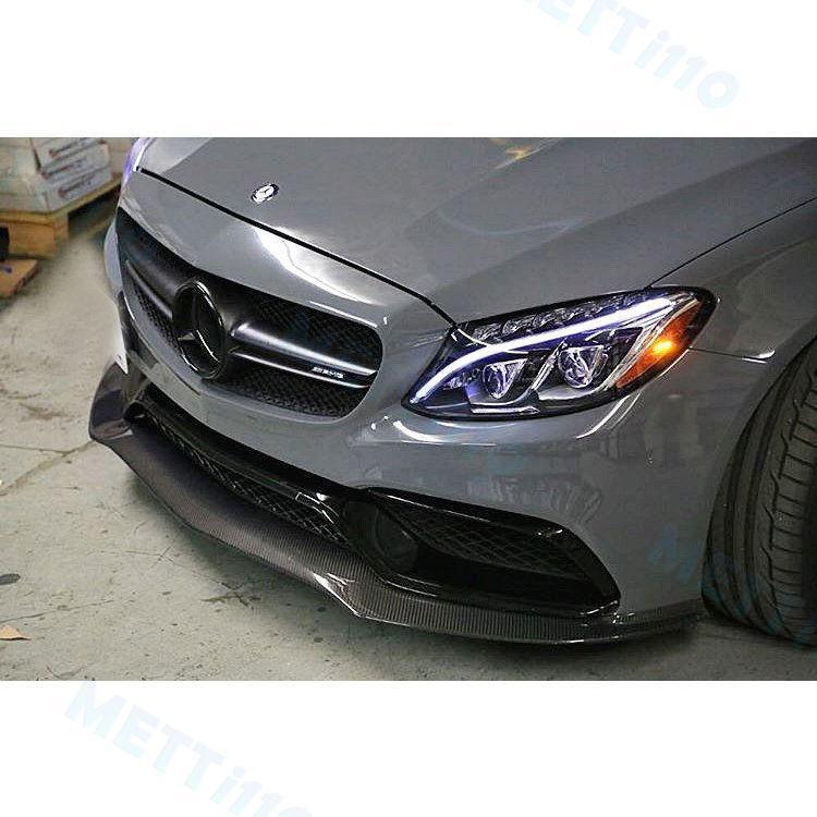 BENZ メルセデス ベンツ W205 S205 C63AMG セダン ワゴン用 PSMスタイル カーボン フロントスポイラー リップスポイラー カーボンリップ : 途家 - 通販 ...
