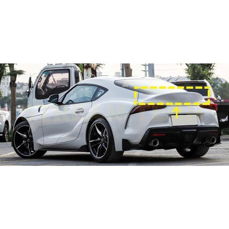 TOYOTA トヨタ A90 GR スープラ用 A80 スープラタイプ ドライカーボン トランクスポイラー リアウイング リアスポイラー TTRD モデリス Toyota Supra DB型 ...