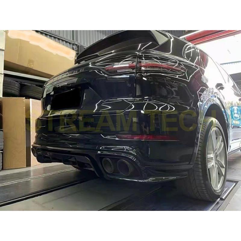 PORSCHE ポルシェ 9YA E3 カイエン SUV クーペ用 TechAタイプ リアバンパースポイラー リアディフューザー リアスカート リアアンダースポイラー Cayenne S ...