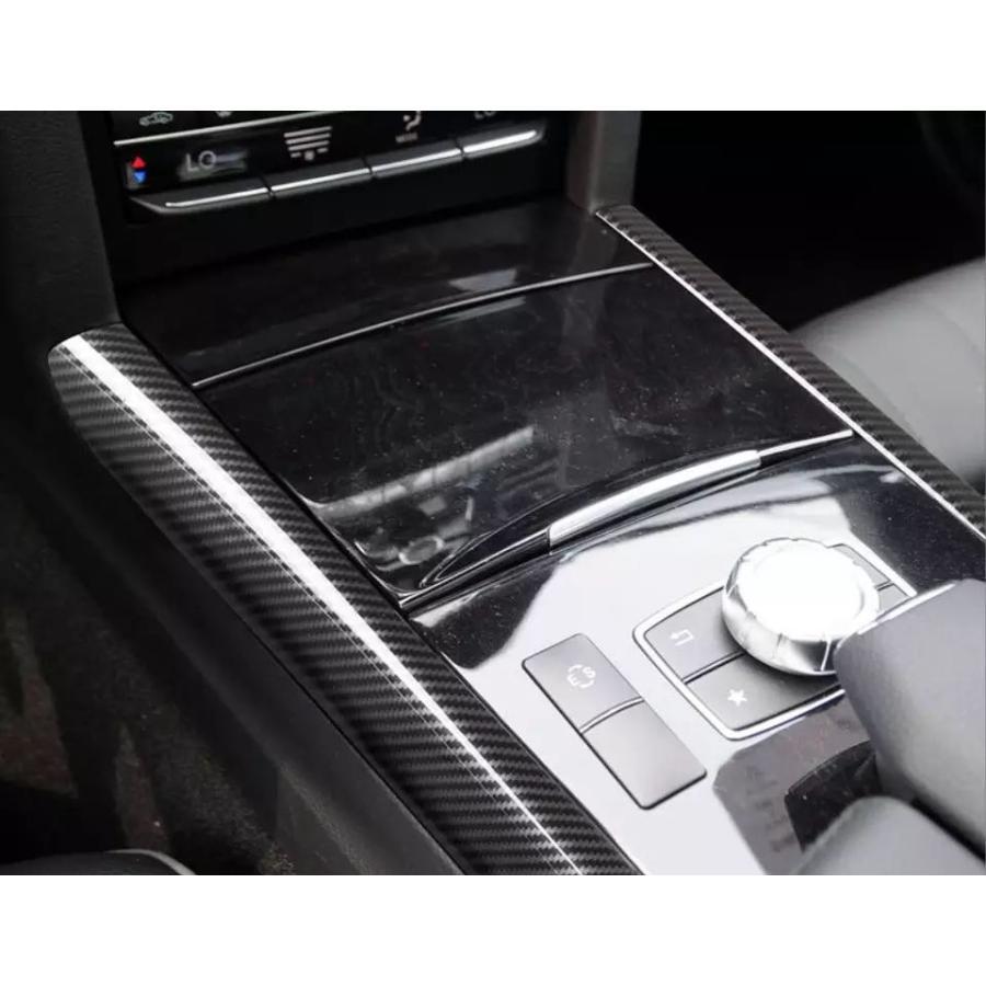ベンツ カーボン ルック センターコンソール サイド パネル カバー W212 C207 A207 E250 E350 E400 E550 Eクラス クーペ カブリオレ ...