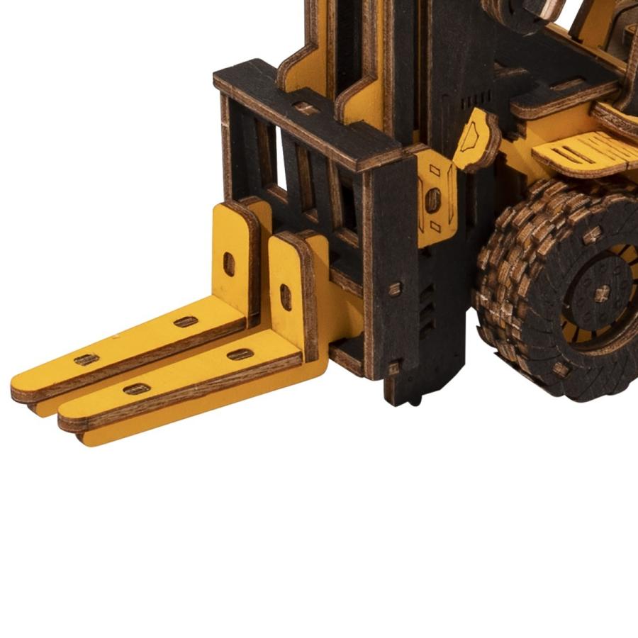 ROBOTIME つくるんです TG413 フォークリフト｜ロボタイム 日本公式販売／日本語説明書付 3D ウッドパズル はたらく車 ...
