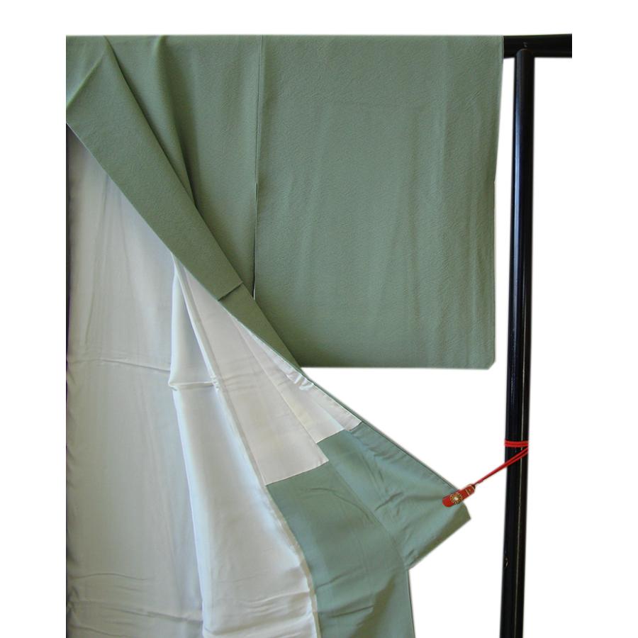 きものしらゆり 身丈155cm 裄64cm 10〜5月 お茶事 ちりめん地 岩石染 色無地 橘 正絹 身長150cm〜156cmの方に最適 I053 : 博多着物市場 きものしらゆり - 通販 ...