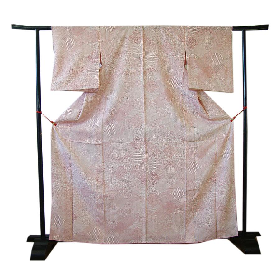 きものしらゆり 身丈155cm 裄63cm 5・6・9月 単衣 S寸 一越地 寄せ柄 江戸小紋 正絹 身長147cm〜153cmの方に最適 I853 : 博多着物市場 きものしらゆり - 通販 ...