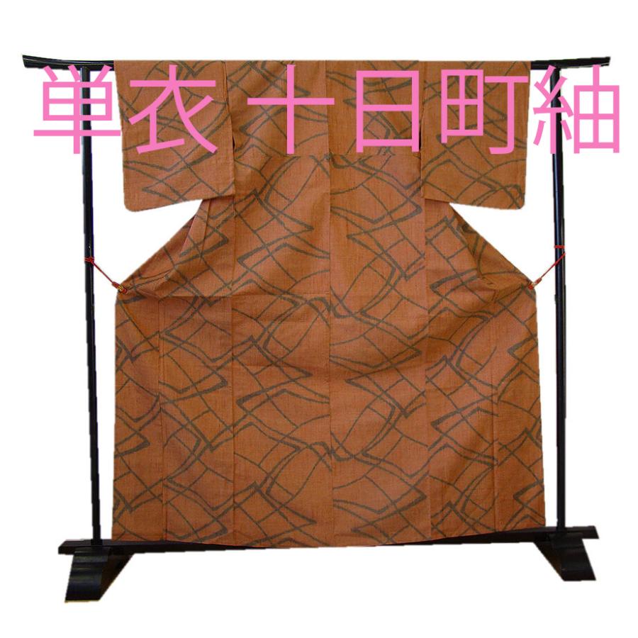 きものしらゆり 身丈155cm 裄63cm 5・6・9月 単衣 バチ衿 十日町紬 紬着尺 正絹 身長148cm〜154cmの方に最適 同梱可 L679 : 博多着物市場 きものしらゆり ...