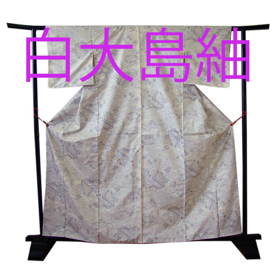 きものしらゆり 身丈157cm 裄63cm 10〜5月 本場白大島紬 径横絣 七マルキ 正絹 身長148cm〜154cmの方に最適 同梱可 L834 : 博多着物市場 きものしらゆり - 通販 ...