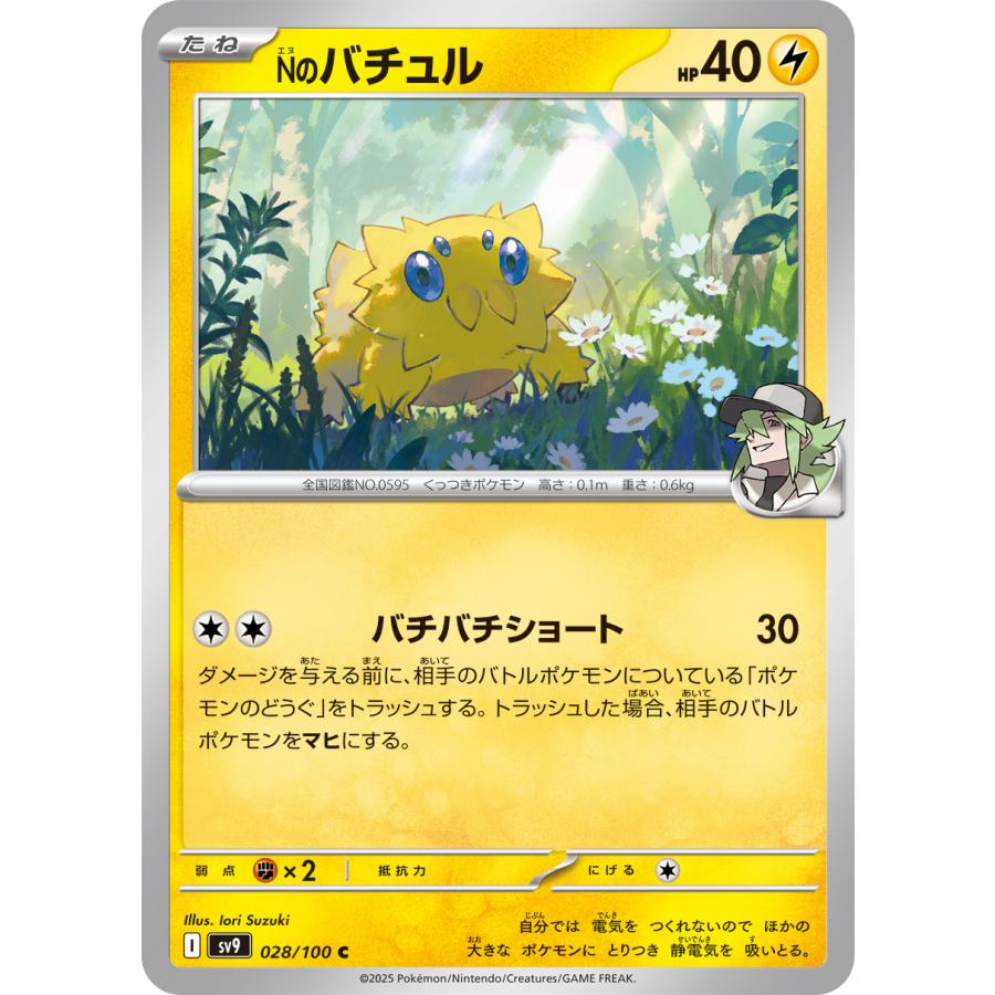 バトルパートナーズ ノーマル ポケモンカード ポケカ Nのバチュル 028 100 sv9 I 1枚 スカーレット&バイオレット : 輸入釣具KEI - 通販 - Yahoo!ショッピング