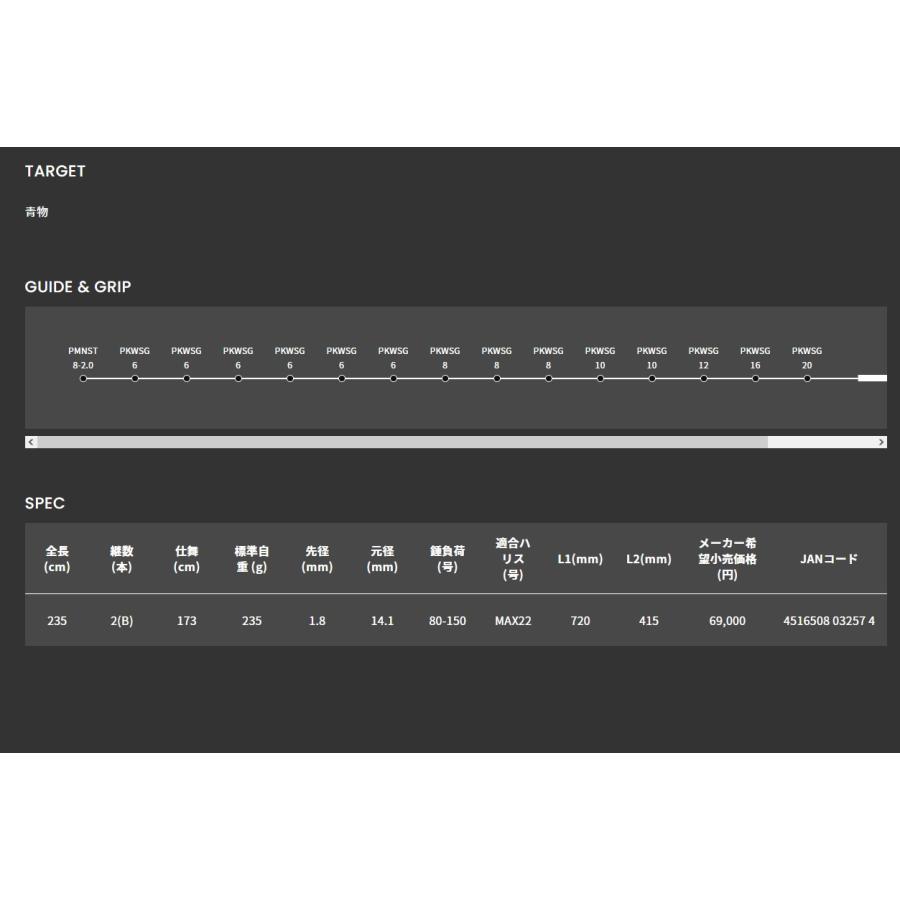 alpha tackle アルファタックル 235 HB 落し込み alphatackle MPG : 釣工房 - 通販 - Yahoo!ショッピング